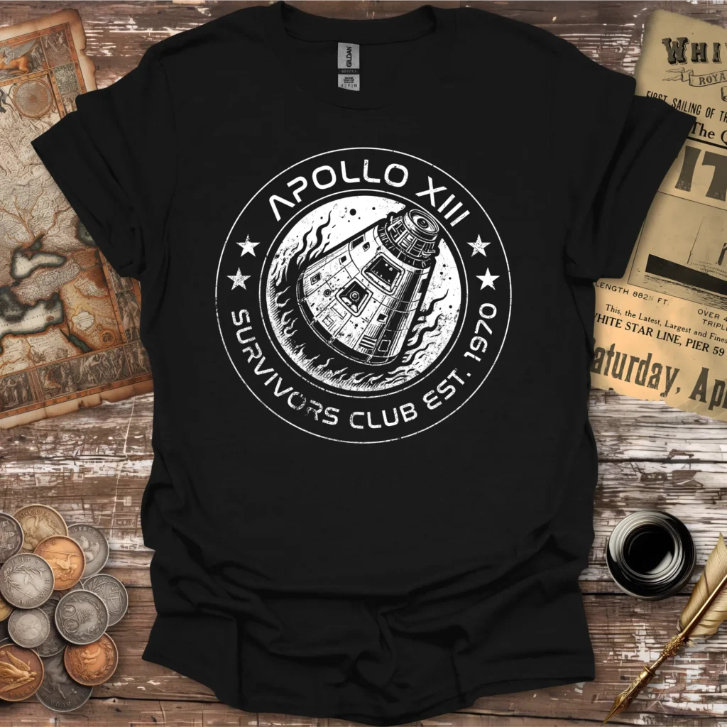Apollo XIII Survivors Club T-shirt – The Humorous History Company