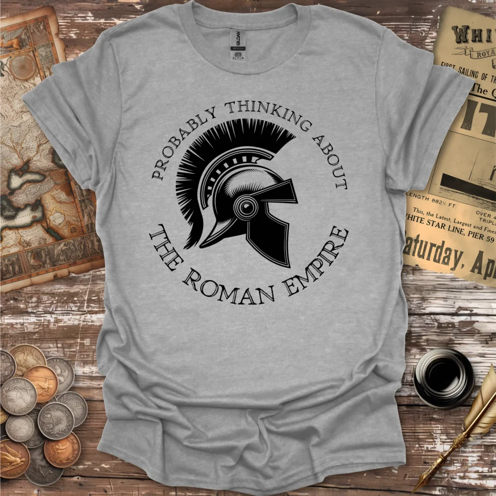 Probably Thinking About the Roman Empire T-shirt – The Humorous History ...